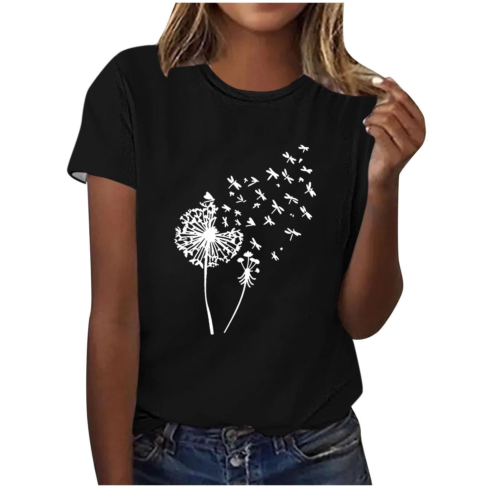 Click here for Kaemgyyd Womens Plus Size T Shirts Casual Crew Nec... prices