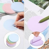 "Mr. Pen Round Sticky Notes, 12 Pads, 720 Sheets, Pastel Colors, 2.8 ...