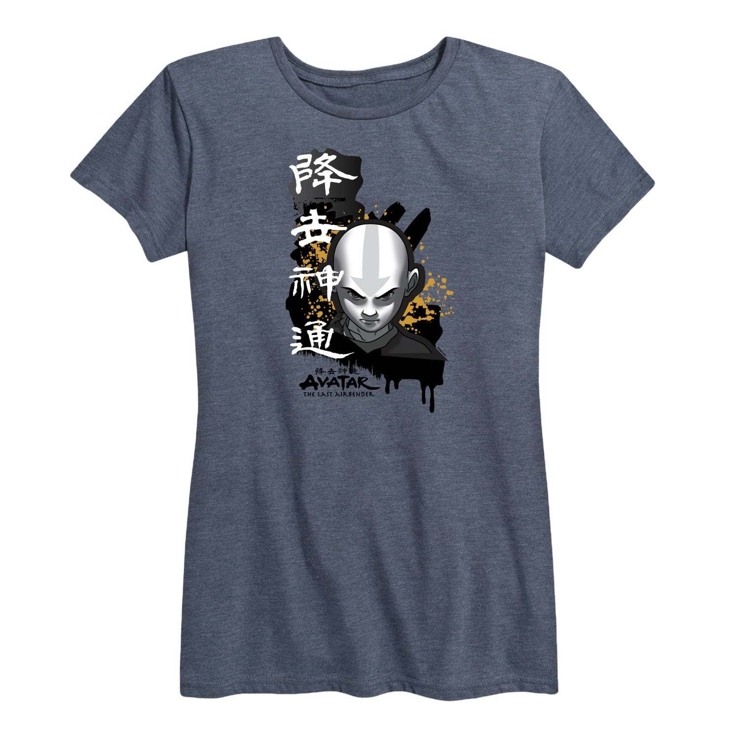 Avatar: The Last Airbender - Aang Ink Splatter - Women's Short Sleeve ...