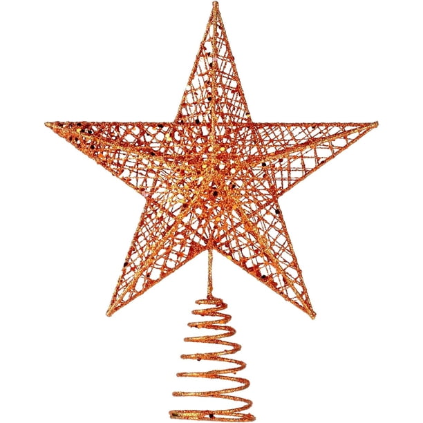 Christmas Tree Topper Star,Glittering Christmas Tree Decoration ...