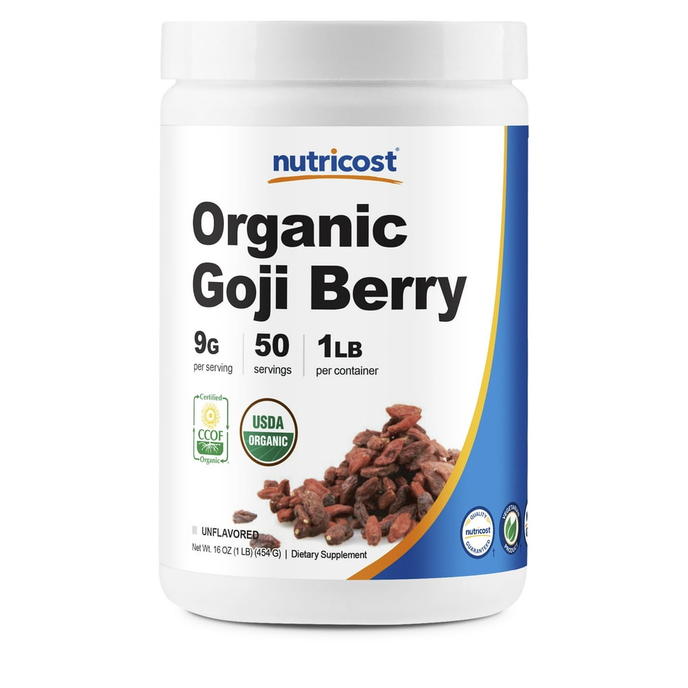 Nutricost Organic Goji Berry Powder (1lb) - Gluten Free & Non-GMO ...