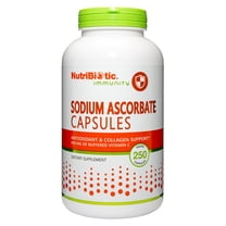 NutriBiotic Sodium Ascorbate Buffered Vitamin C Capsules, 250 Ct ...