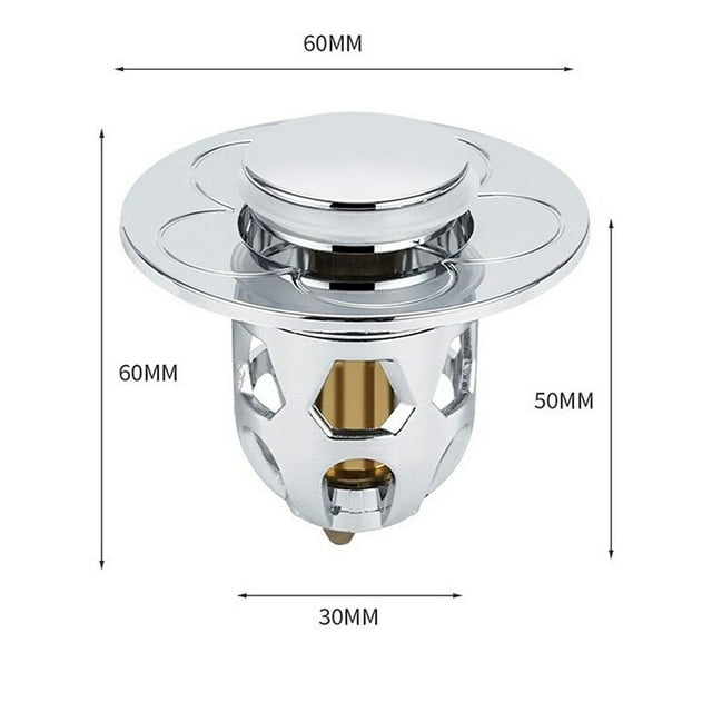 Sink Plug PopUp Drain Filter Bath Stopper Tools Bathroom Sink Bathroom ...