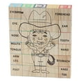 OWT 30 pcs of 1.75" SIGN LANGUAGE ABC EDUCATIONAL WOODEN BLOCKS ...