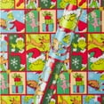 Dr. Seuss The Grinch Premium Tear Resistant Wrapping Paper, 25sq.ft ...