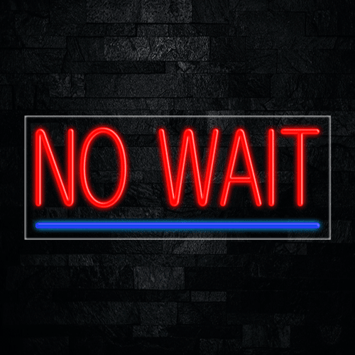 No Wait-LED Neon Sign 30"L x 12"H #30587 - Walmart.com