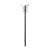 Gibraltar Round Steel Mailbox Post, Black - Design for Lightweight ...