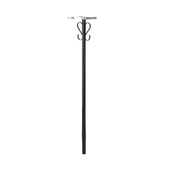 Gibraltar Mailboxes Black Steel Drive-In Adjustable Mailbox Post ...