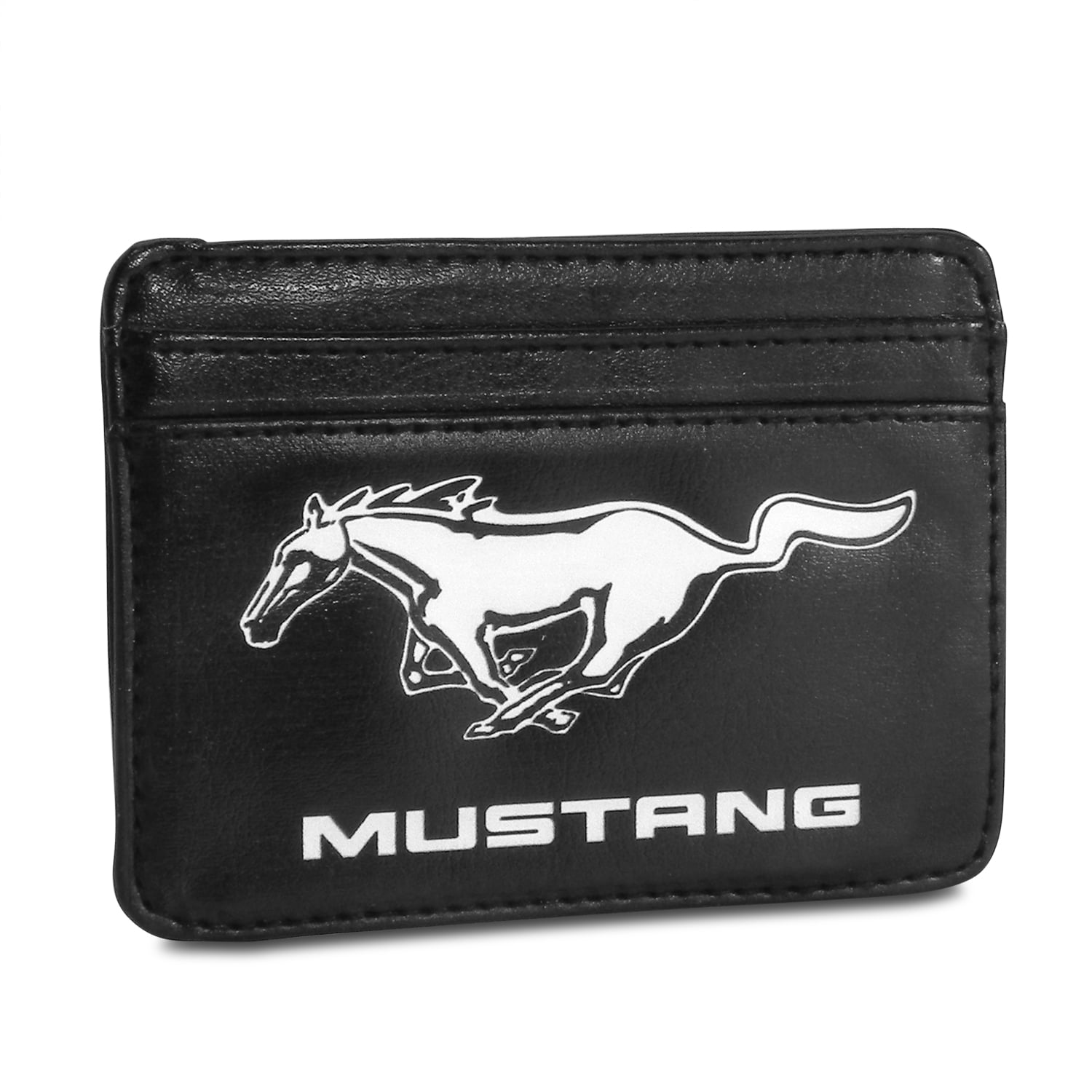 Ford Mustang Synthetic Leather Credit Cards Weekend Wallet - Walmart.com