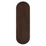 Console Table Rounded Edges Elegant Minimalist Entryway Table Display ...