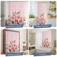 Bathroom Shower Curtain Pink Floral Thanksgiving Pumpkin Waterproof ...