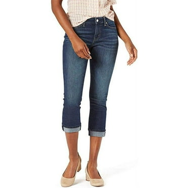 Signature by Levi Strauss & Co. Women's Modern Mid Rise Capri - Walmart.com