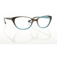 Lisa Loeb Eyeglasses Frames for Women, Electric 153, Chocolate Aqua, 51 ...