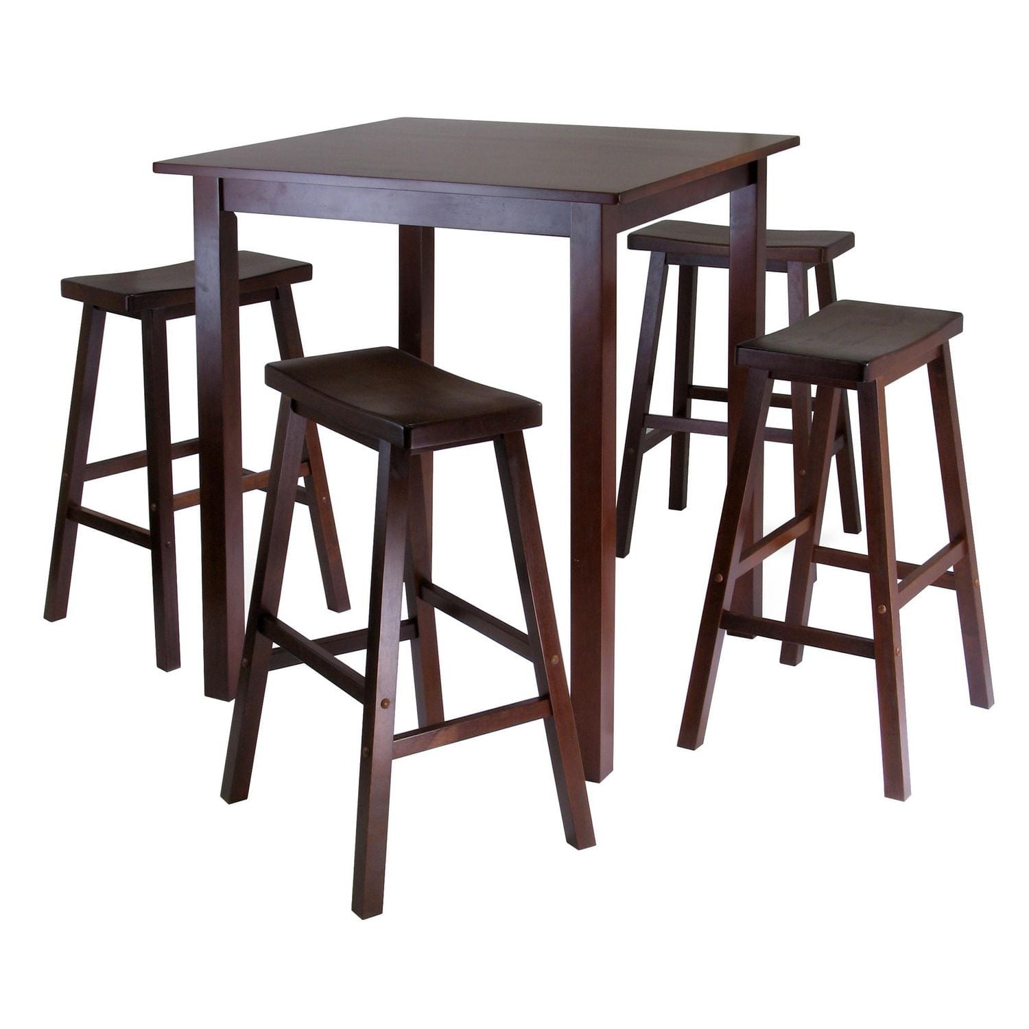 Click here for Winsome Parkland 5pc Square High/Pub Table Set Wit... prices