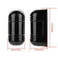 100m Sensor Alarm Dual Beam Photoelectric Infrared Detector for Home ...