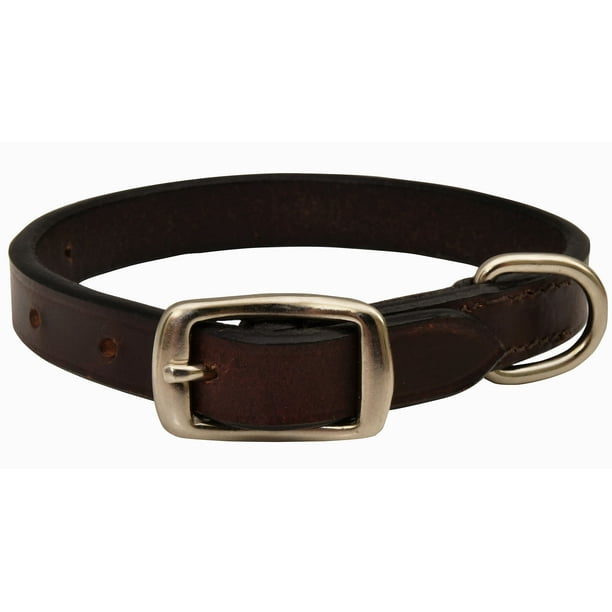 Jeffers Premium Flat Leather Dog Collars - Walmart.com