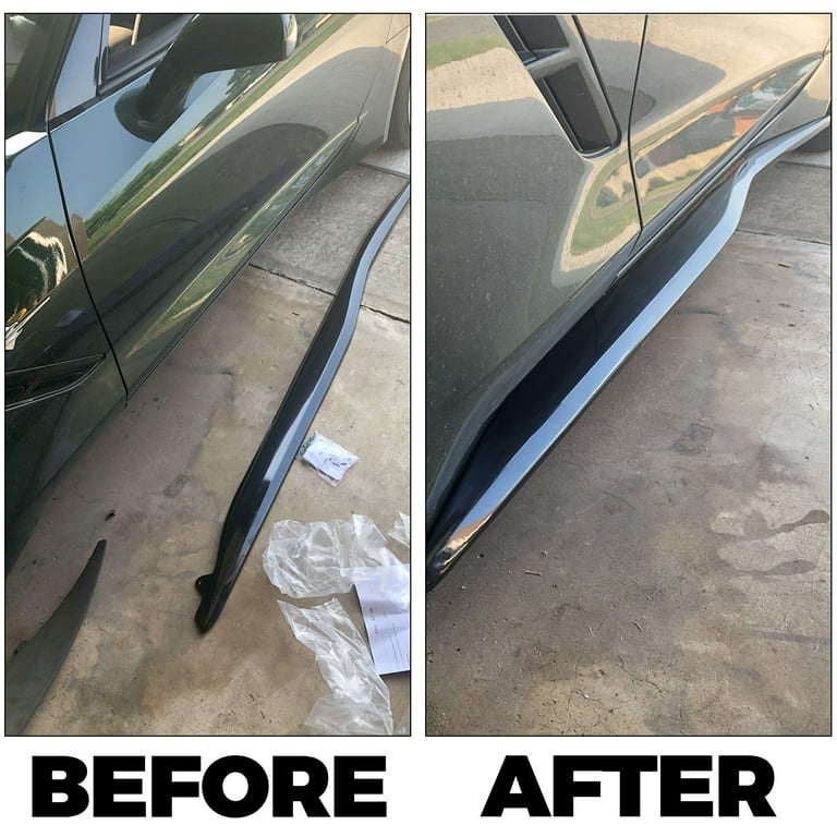 C7 Corvette Kojem Side Skirts Rocker Panels Extension Pair Compatible ...