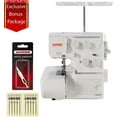 Janome 8002D Compact Serger with High-Quality Standards, Bonus Bundle ...
