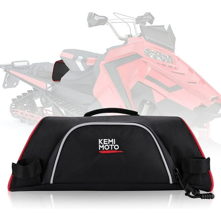 Kemimoto Upgraded 1680D Snowmobile Under Seat Bag, Waterproof Heavy ...