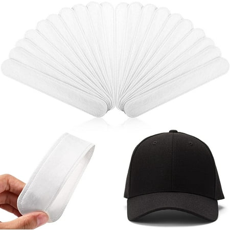 HTAIGUO Golf Hat Liner Cap Absorbent Sweat Pad Disposable for Baseball ...
