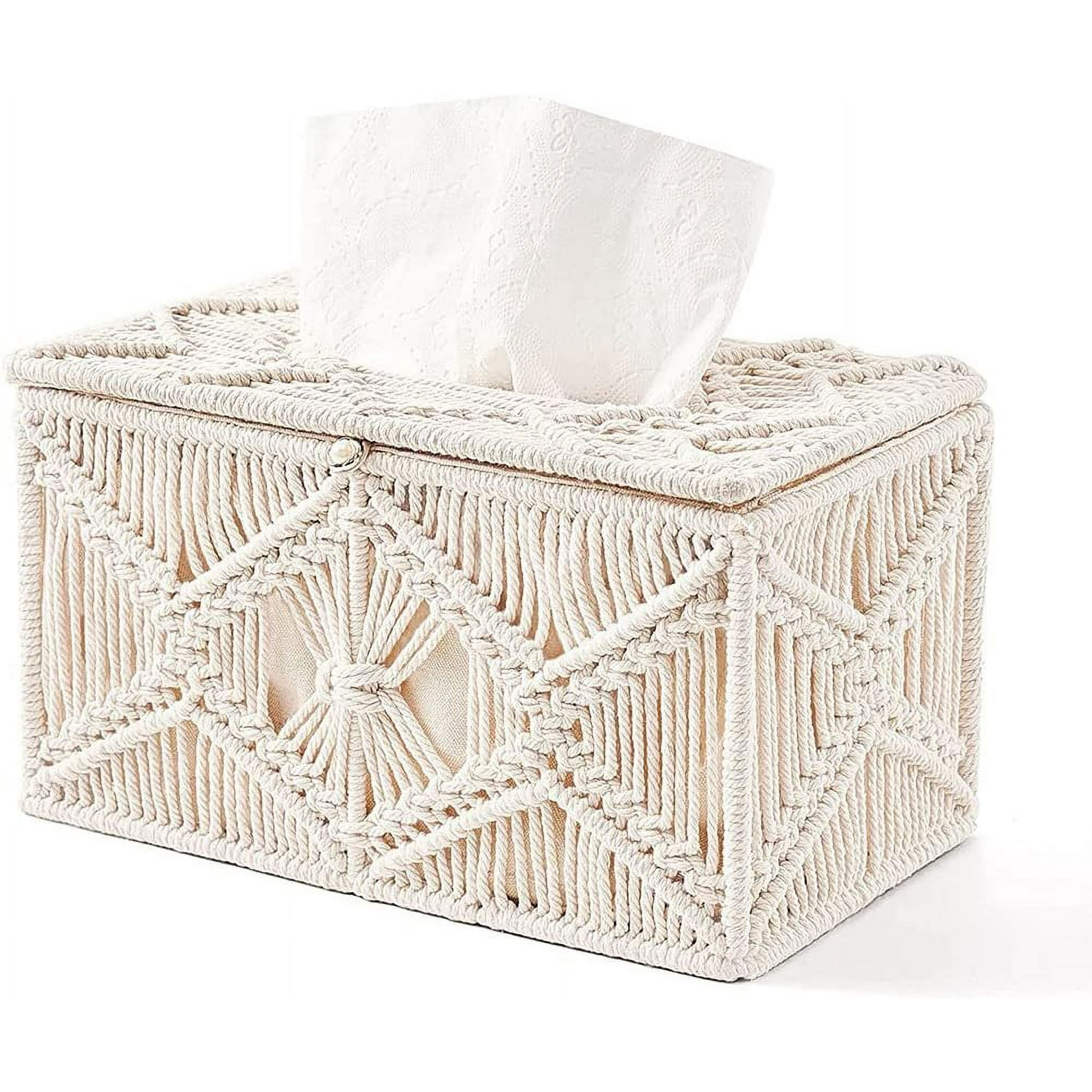 Click here for Surjde Tissue Box Cover Boho Decor Rectangular Pap... prices