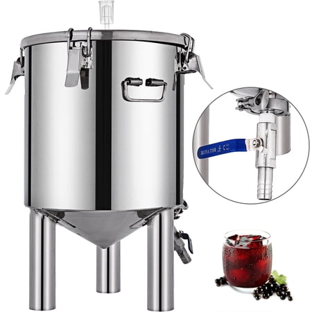 VEVOR 7 gallon Stainless Steel Brew Fermenter Home Brewing Brew Bucket ...