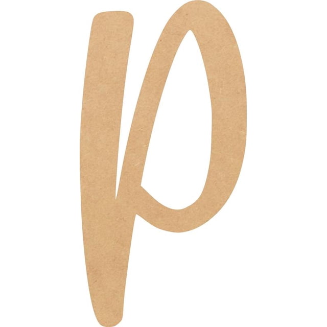 Blank MDF Letter 6'' Tall Hometown DIY P, Paintable Alphabet A-Z ...