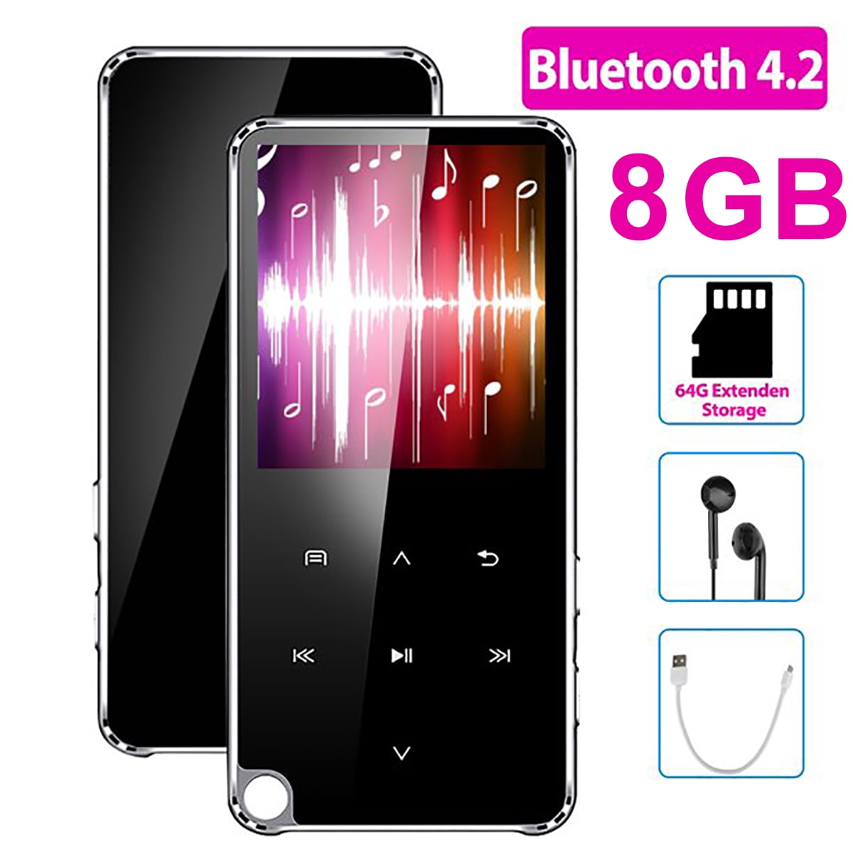 Click here for Pepisky Mp3 Player With Bluetooth 4.2  Eeekit 16gb... prices