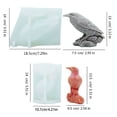 Crow Molds Silicone Mould Halloween Castings Mould Scented Molds Craft ...
