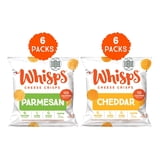 Whisps Parmesan & Cheddar Cheese Crispy Snack Chips Variety Pack, 12 ct ...