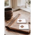 4Pcs Plastic Coin Storage Box Rectangle White 84.5x59x8mm Inner ...