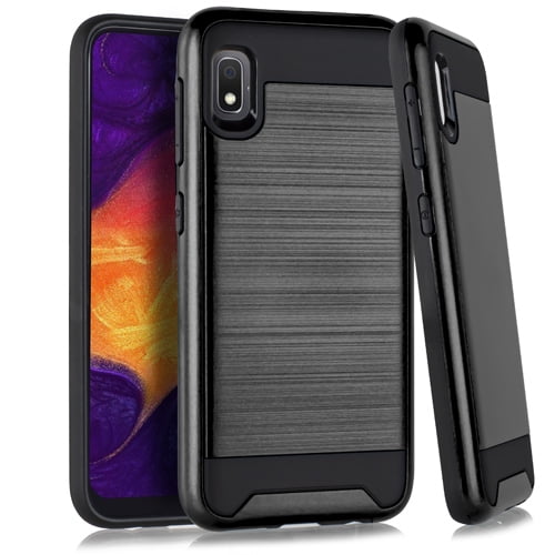For Samsung Galaxy A10E Case - Wydan Hybrid Shockproof Slim Brushed ...