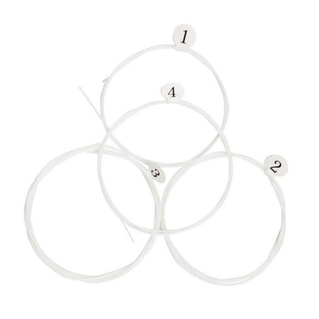 4 String Ukulele Strings Nylon Clear Professional 4 Strings | Walmart ...