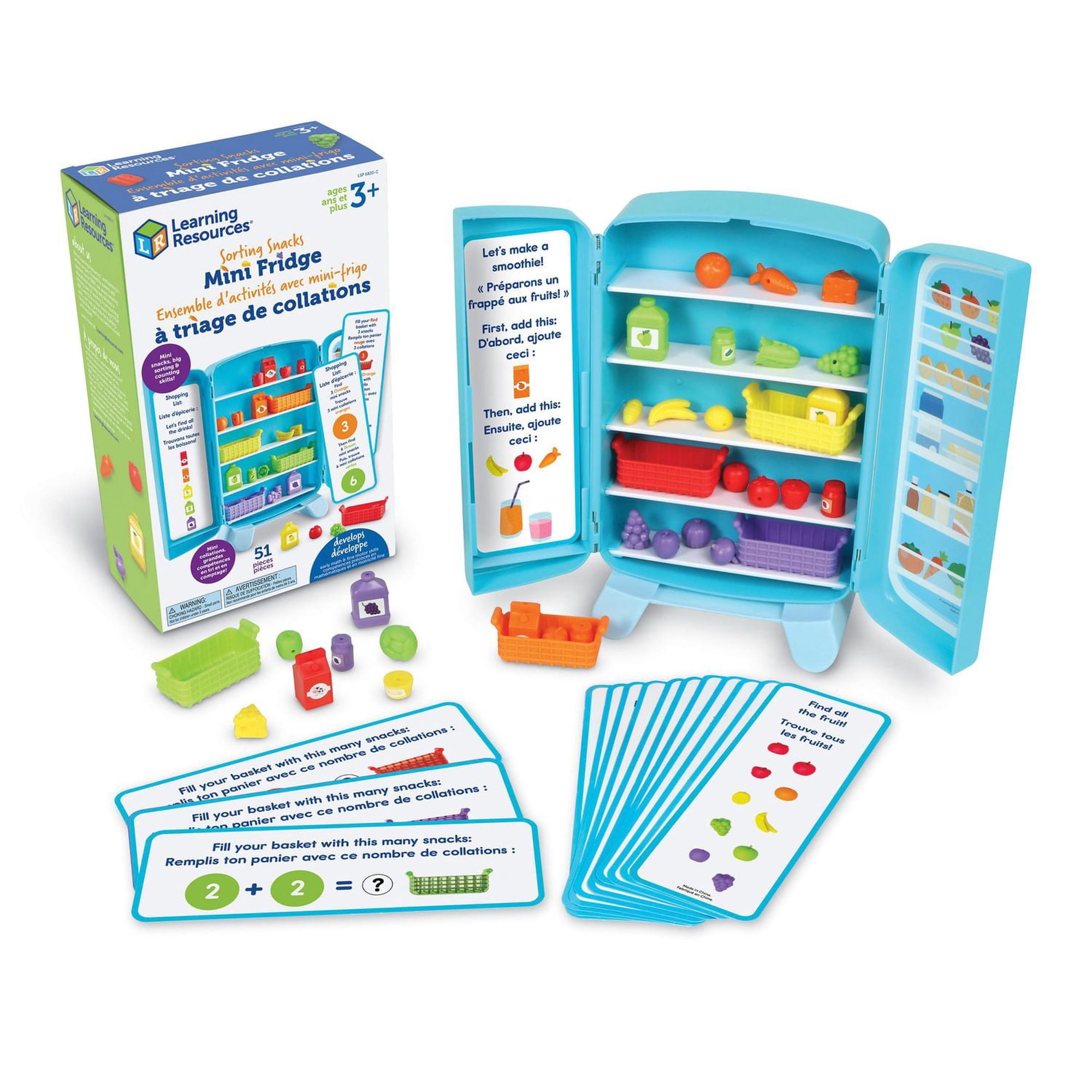 Click here for Learning Resources Sorting Snacks Mini Fridge 51 P... prices