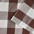 KFHARS-3 Pieces Tier Curtains and Valance Set Buffalo Check Kitchen ...