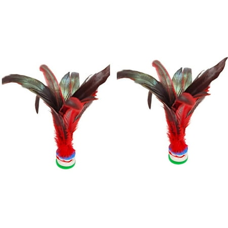 IGUOHAO 2 Pack Peteca Kick Shuttlecock Chinese Jianzi Kicker Colorful ...