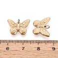 304 Stainless Steel Pendants with Jump Rings Butterfly Real 14K Gold ...
