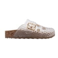 bebe Girl's Footbed Jelly Clogs - Easy Slip-On Design with Buckle and ...