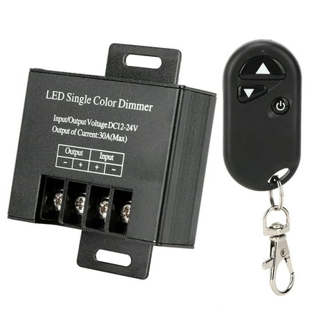 RF Dimmer, No UV Radiation 20m / 65.6ft Control Range DC12-24V 30A 720W ...