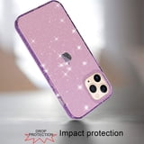 iPhone 12 Pro Max Clear Case, Dteck Bling Glitter Transparent Clear ...