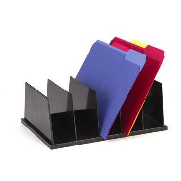 Rolodex Stacking Desktop Sorter, 5 Sections, Mesh Metal, Black ...