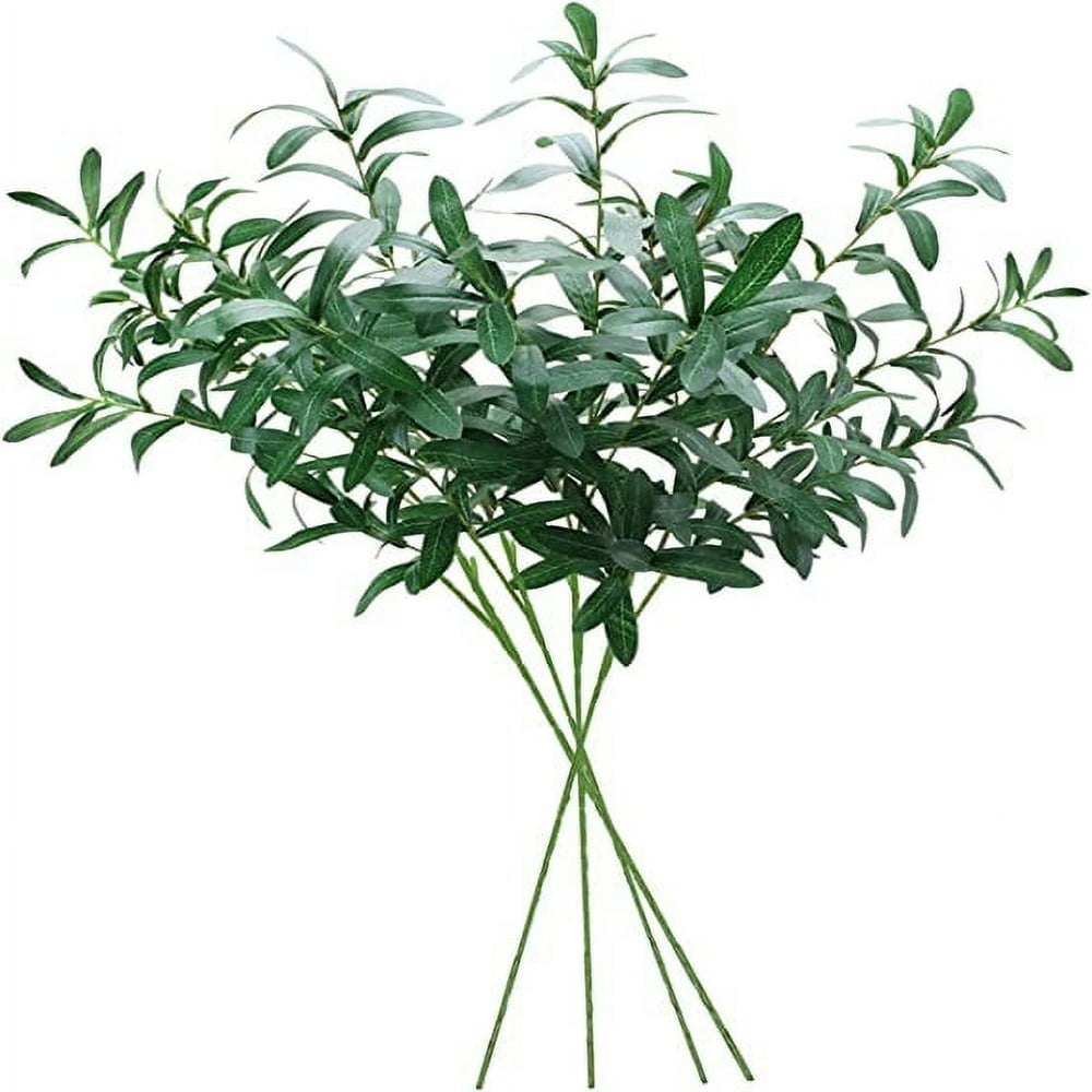 Click here for Generic Artificial Olive Branch Greenery Plants 5p... prices