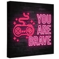 Art Gaming Icons Canvas Wall Art for Living Room, Multi Panel Neon ...