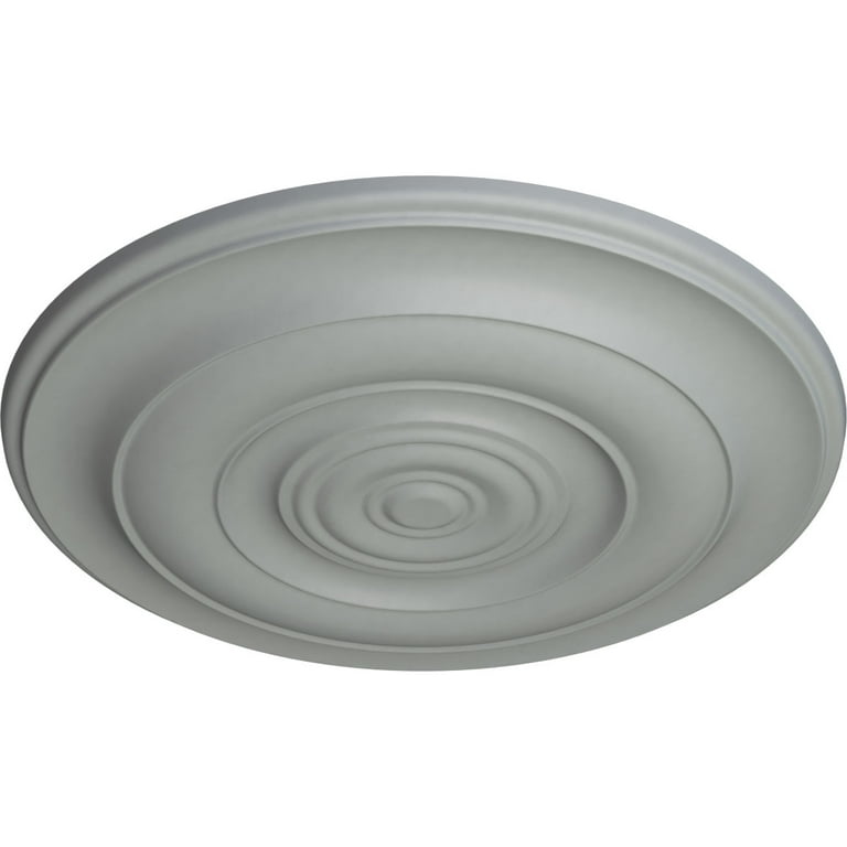 Ceiling Rose Plaster LC LICTOP White Ceiling Medallion Round Lighting ...