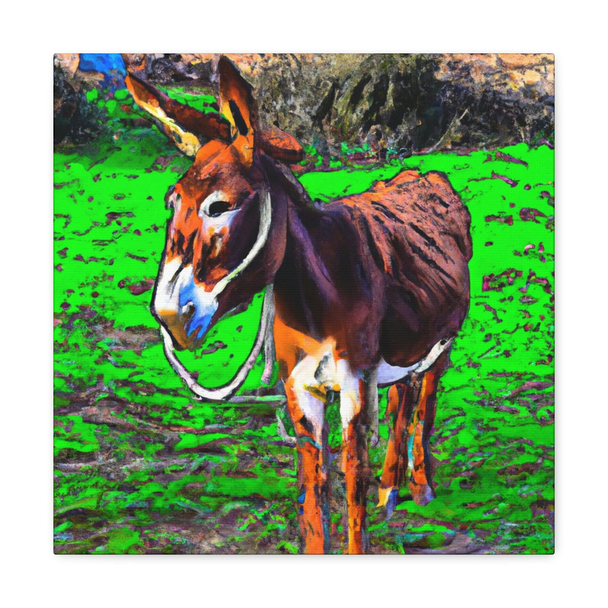 Donkey's Digital Dreaming - Canvas - Walmart.com