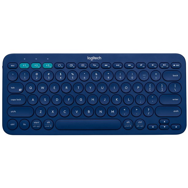 Logitech K380 79-Key Compact Slim Multi-Device Wireless Bluetooth v3.0 ...