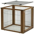 Richell Convertible Elite Wire Top, Extra Security for Pet Pen, Slide ...