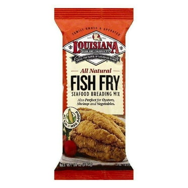 Louisiana Fish Fry All Natural No Salt Fish Fry, 10 oz. (Pack of 12 ...