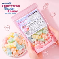 GummyGlow Fruity Bears Wax Candy, 12oz Bag Gluten Free - Chewy Retro ...