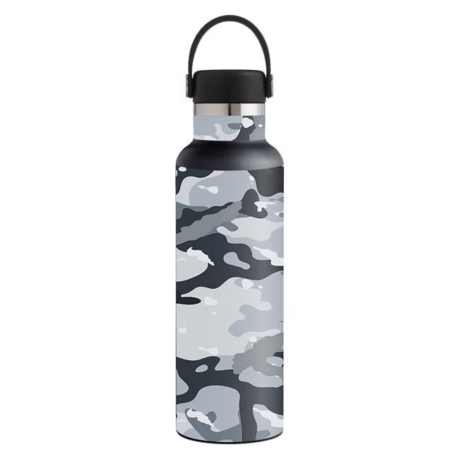 MightySkins HFST21-Gray Camouflage Skin for Hydro Flask 21 oz Standard ...